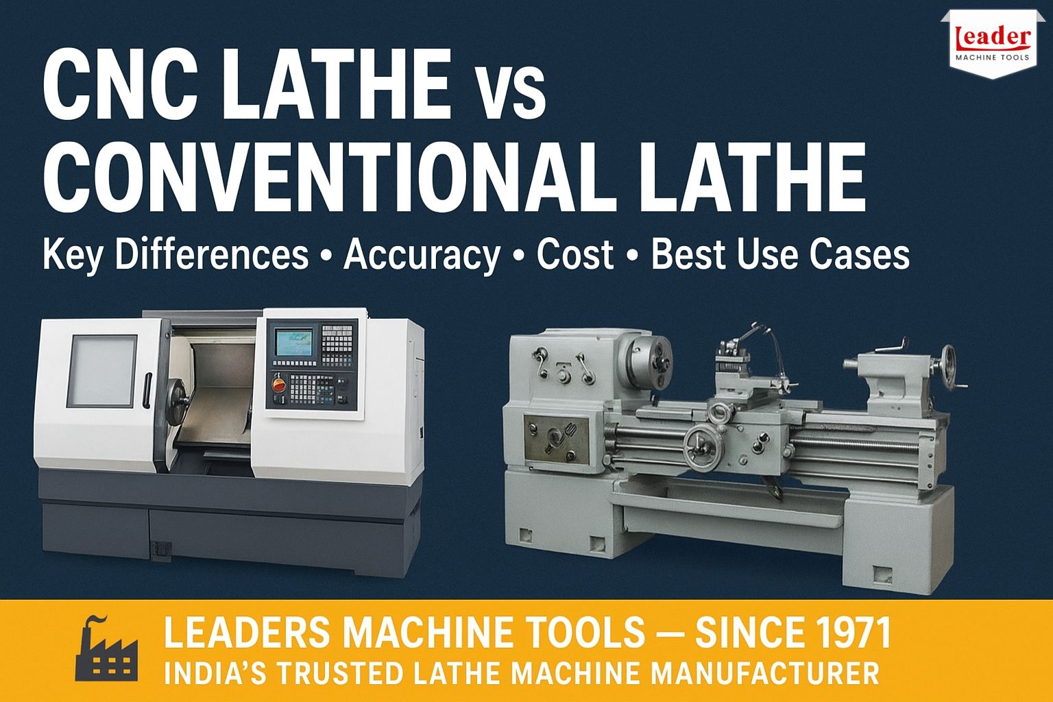 CNC Lathe vs Conventional Lathe: Key Differences