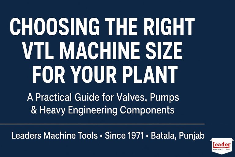 Choosing the Right VTL Machine Size for Your Plant – Leader Machine Tools