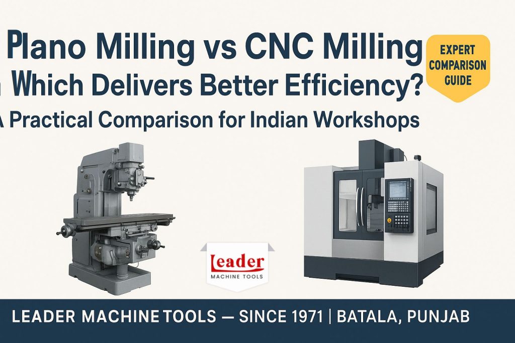 Plano Milling vs CNC Milling: Which Delivers Better Efficiency – Leader ...